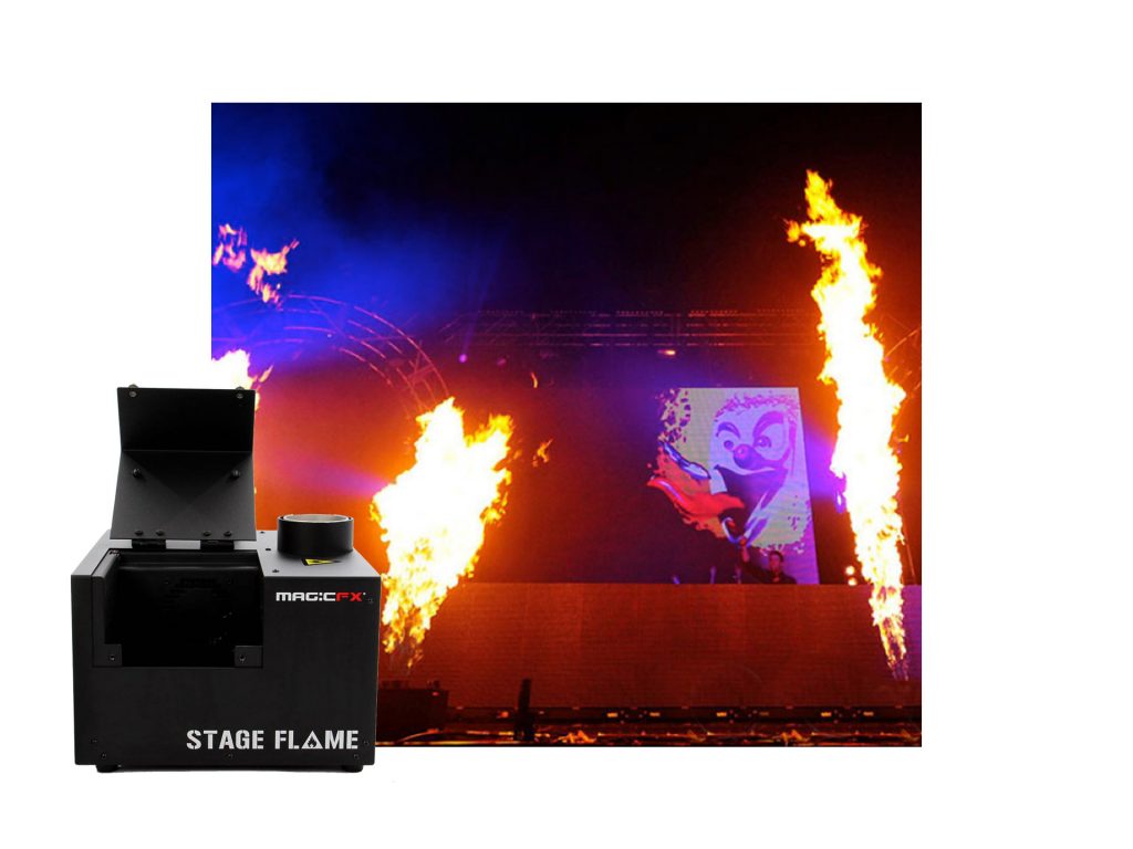 Flame set 1 huren | Master Partys ; Magic FX Stage Flames en andere FX