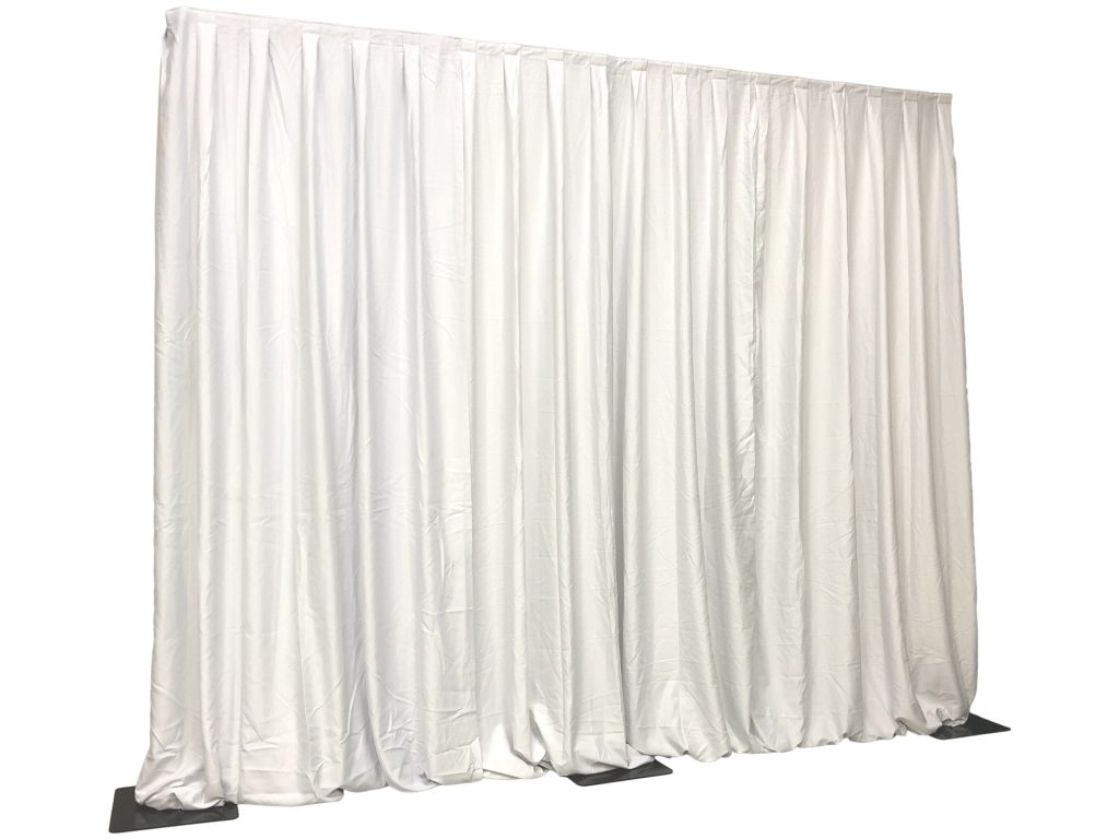 Pipe and drape wit (prijs p/m) huren | Master Partys; Diverse soorten ...