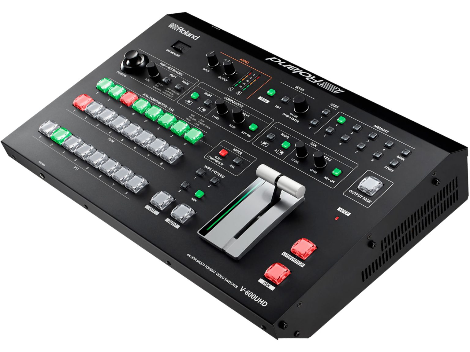Roland V-600UHD huren | Master Partys; Roland 4K video mixer huren