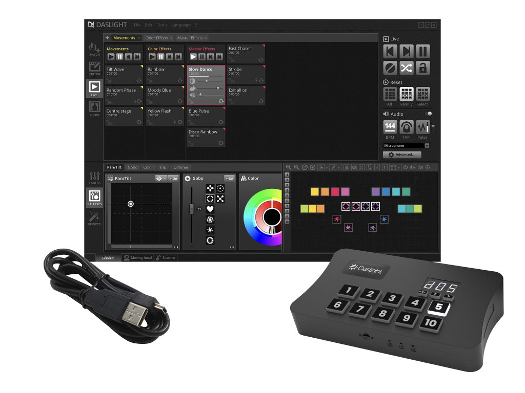 Daslight DVC Gold incl. laptop huren | Master Partys; lichtapparatuur ...